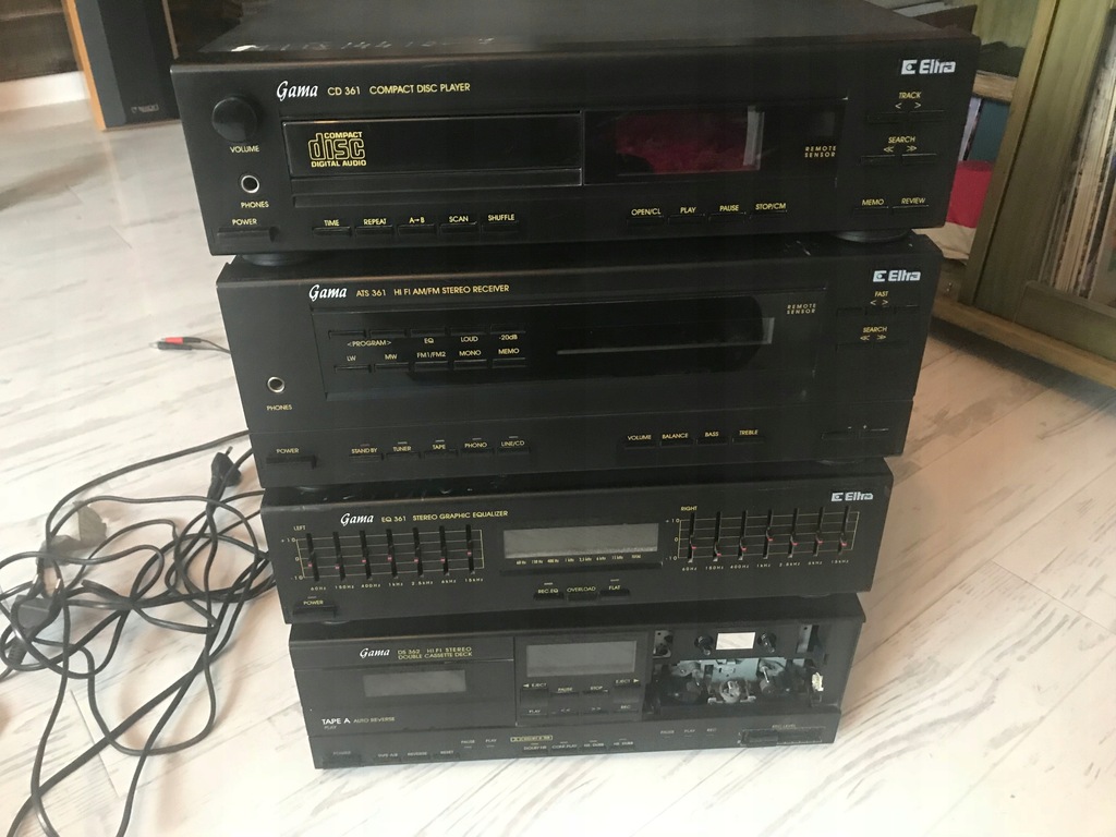 WIEZA UNITRA ELTRA GAMA CD361,ATS361,EQ361,DS362 - 7586732697 ...