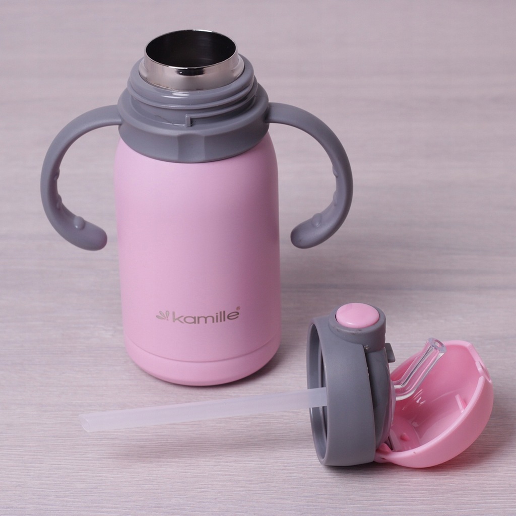 KUBEK TERMICZNY DLA DZIECKA BIDON Z RĄCZKĄ 300ML - 7807629910 - oficjalne archiwum Allegro