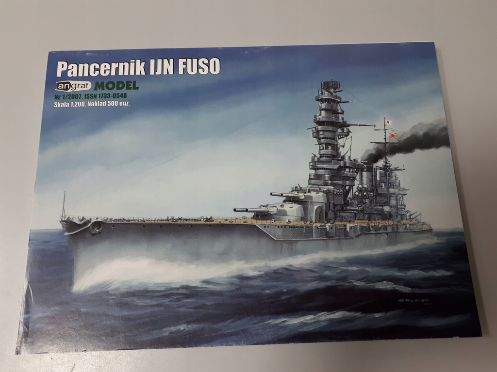Angraf Model 1/2007 Pancernik IJN FUSO (1:200) - 15055473796 ...