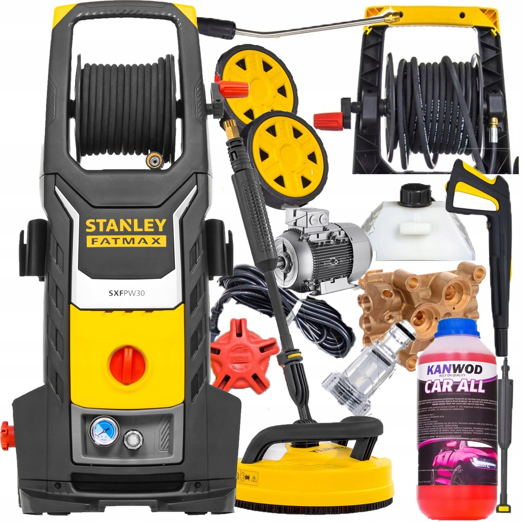 MYJKA CIŚNIENIOWA STANLEY PATIO MOSIĄDZ 260 BAR XL - 10454020713 - oficjalne archiwum Allegro