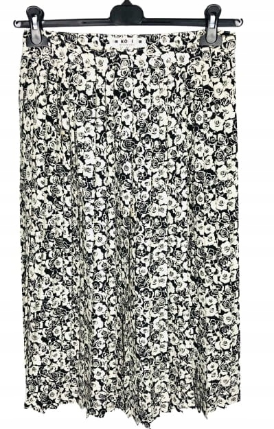 Spódnica plisowana kwiaty midi M 38 - 12644349203 - oficjalne archiwum ...