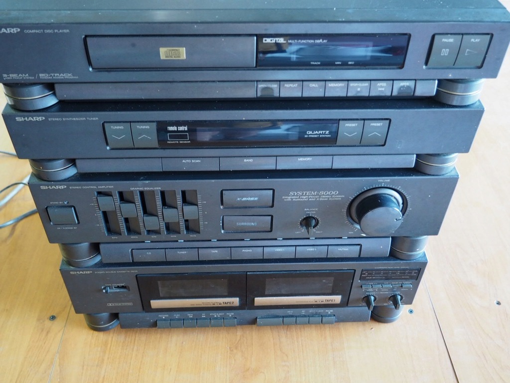 SHARP system SC- 8000 przedwzmacniacz - 12528475807 - oficjalne ...