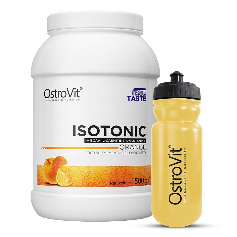 OstroVit Izotonik 1500 g + Bidon 600ml NAWODNIENIE - 10635463091 - oficjalne archiwum Allegro