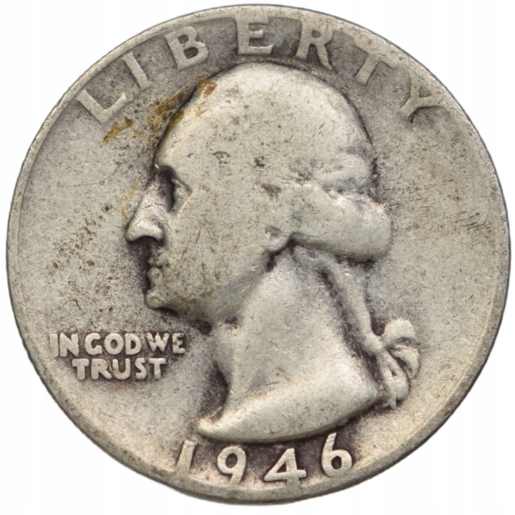 1946 D USA George Washington quarter - 25 centów - 15255370531 - oficjalne archiwum Allegro
