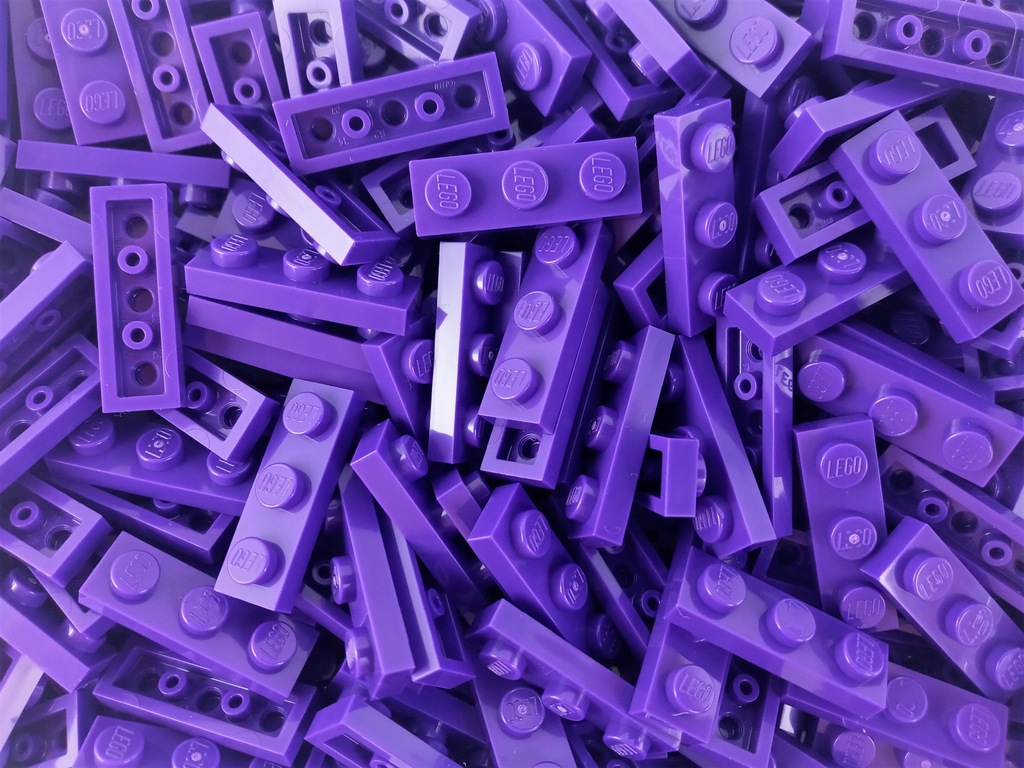 LEGO 3623 płytka 3x1 fioletowa 20 szt. - 13307580133 - oficjalne ...
