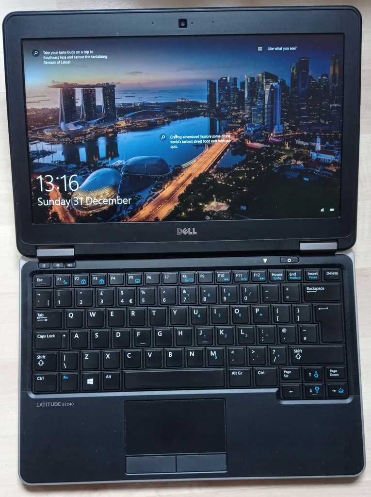 Laptop Dell Latitude E- 7240 Intel i5 4 GBRAM / SSD128 GB srebrny ...