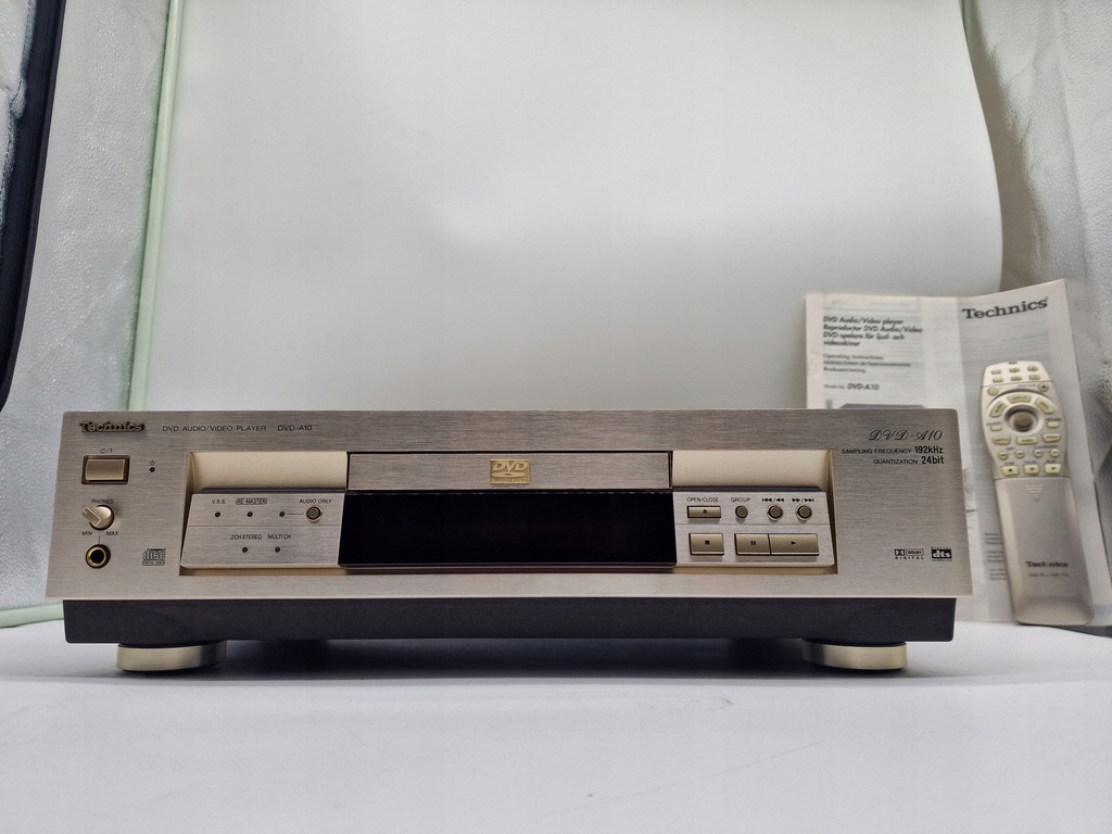 TECHNICS DVD-A10 ODTWARZACZ DVD CD TOP + PILOT - 13152593901 ...