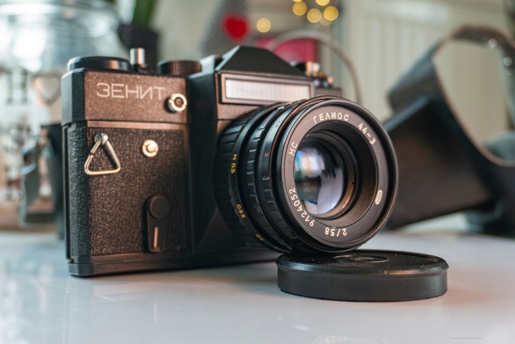 MC Helios 44-3 + zenit et - 13120457381 - oficjalne archiwum Allegro