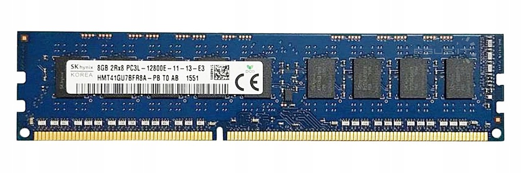 RAM Hynix 8GB DDR3 ECC UDIMM HMT41GU7BFR8A-PB - 12335018043 - oficjalne archiwum Allegro