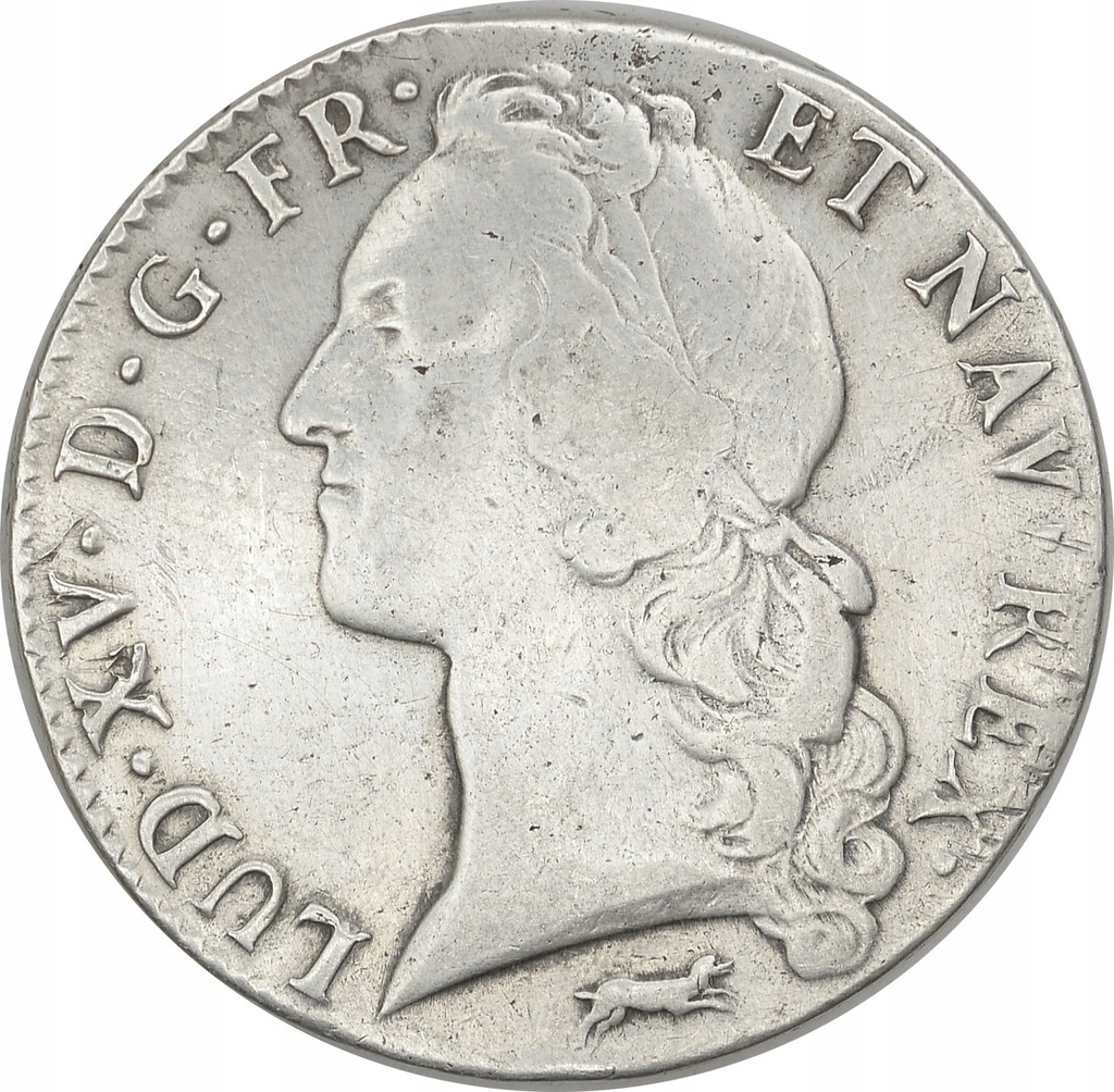 19.iu.FRANCJA, LUDWIK XV, 6 LIVRÓW/ TALAR 1764 R - 17682742191 ...