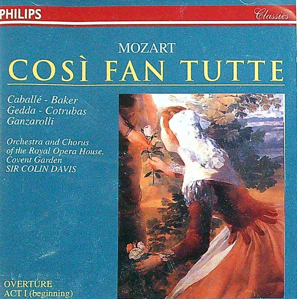 Colin Davis Mozart: Cosi Fan Tutte - 13276469053 - oficjalne archiwum ...
