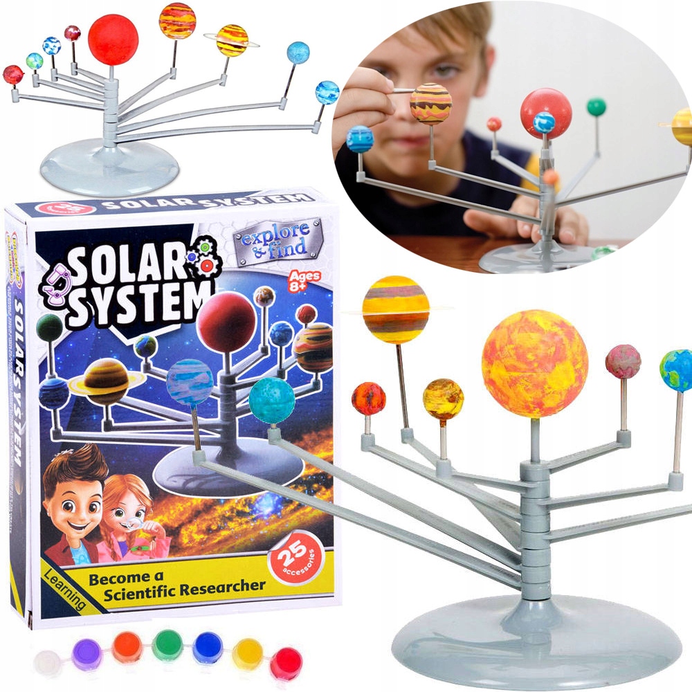 Zestaw Zbuduj UKŁAD SŁONECZNY planety GLOBUS - 11335769785 - oficjalne ...