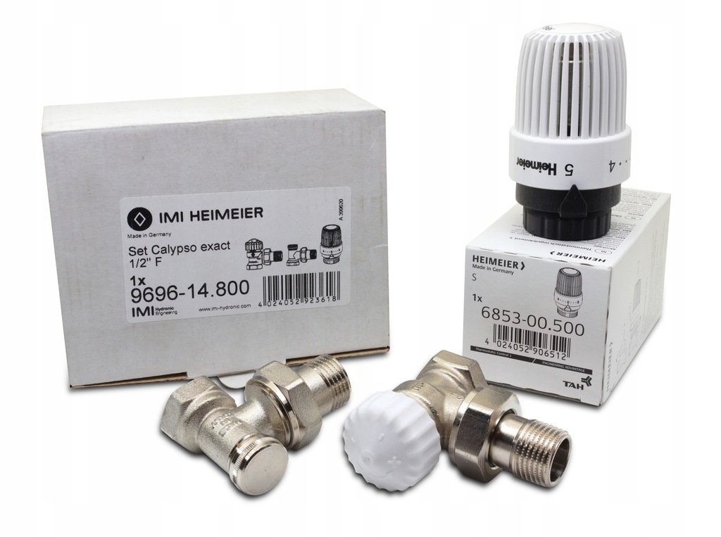 Głowica termostatyczna+zawory KĄTOWA HEIMEIER - 10751656365 - oficjalne archiwum Allegro