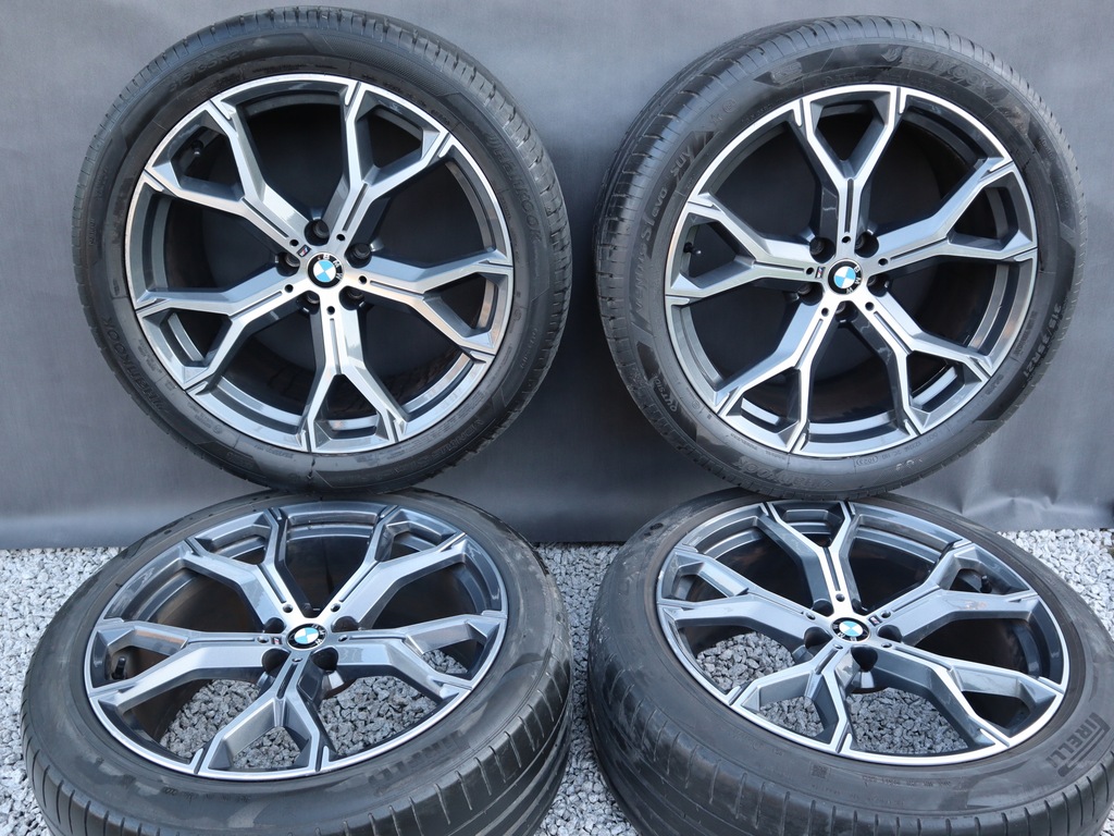 ALUFELGI KOŁA BMW G05 GO6 21 CALI X5 X6 M STYLING 741 ORYGINALNE ...