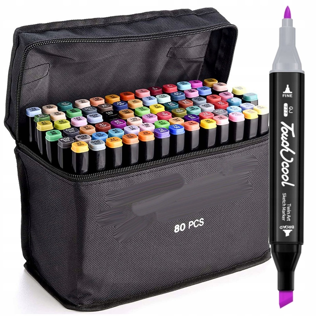 Markery dwustronne Mazaki alkoholowe Pisaki wiel - 12292773978 ...