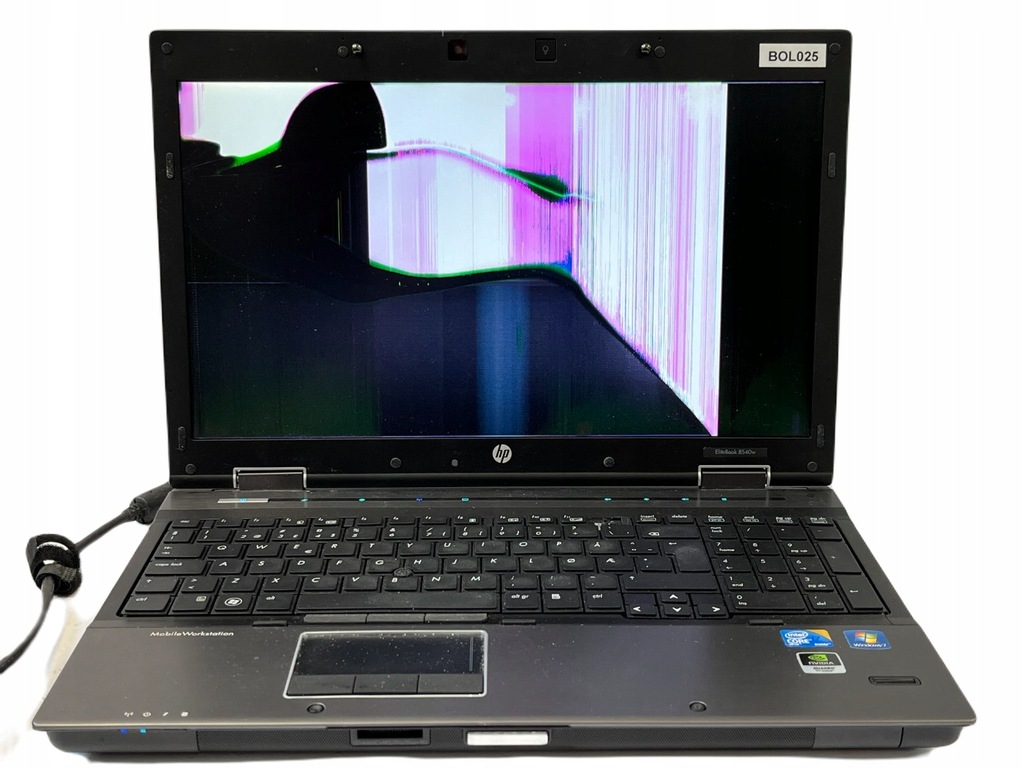 HP EliteBook 8540w 15.6" i7 Q720 1GB Quadro FX 880M BIOS OK V362 - 15044323238 - oficjalne ...