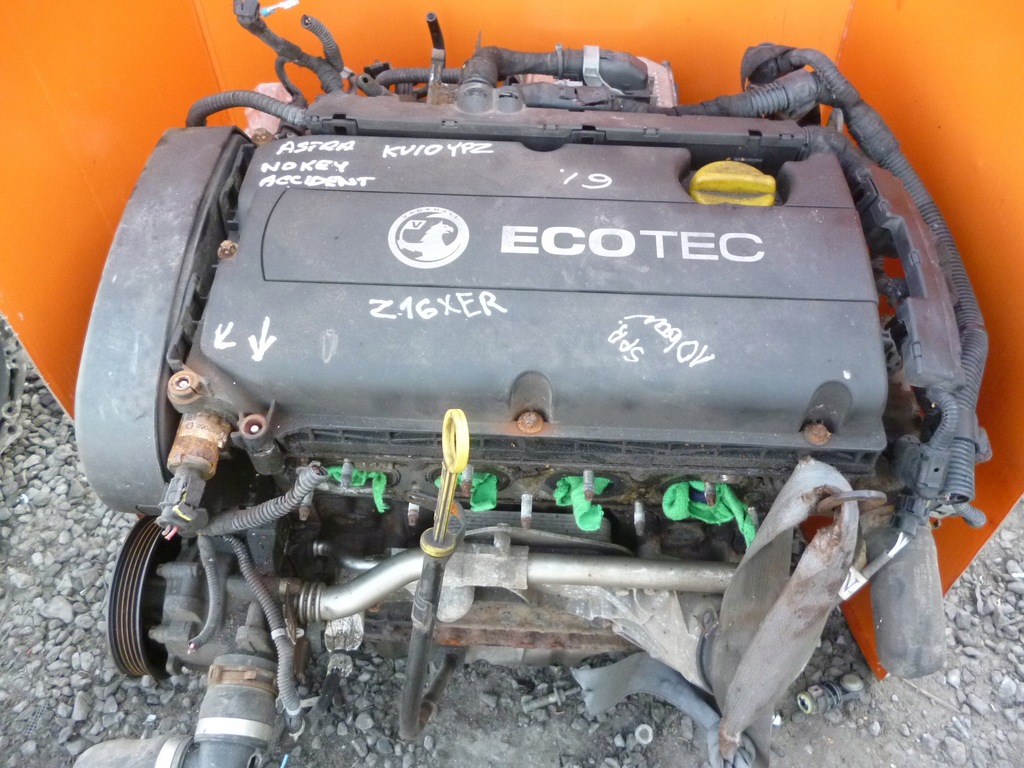 OPEL ASTRA H 1.6 16V Z16XER SILNIK KOMPLETNY KPL - 11320399560 ...