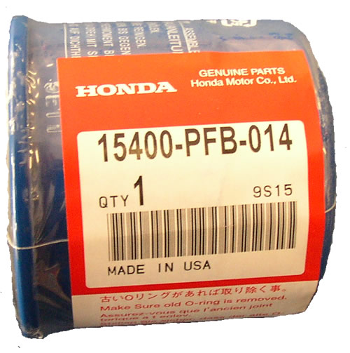 15400-PFB-014 Oryginalny filtr oleju HONDA BF, HF - 6811294196 - oficjalne archiwum Allegro