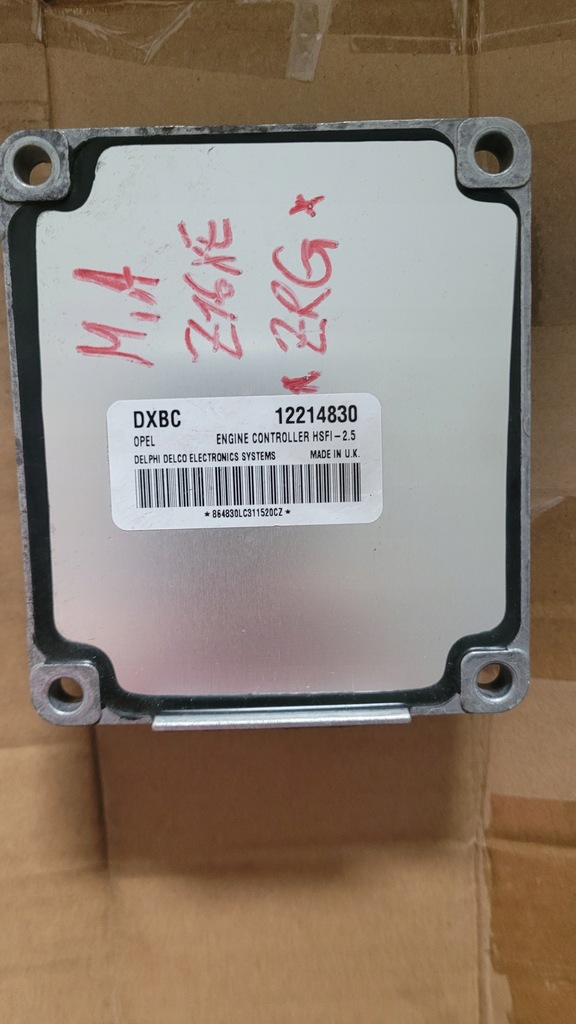 STEROWNIK KOMPUTER OPEL DXBC 12214830 HSFI-2.5 - 12903354893 - oficjalne archiwum Allegro