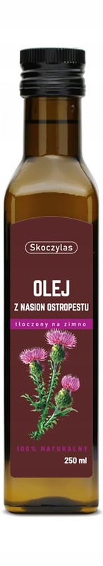 SKOCZYLAS OLEJ Z NASION OSTROPESTU 250ml WĄTROBA - 11694284642 - oficjalne archiwum Allegro