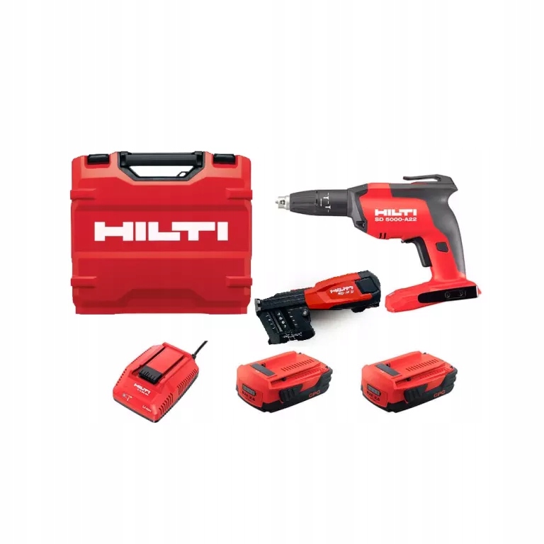 HILTI WKRĘTARKA DO PŁYT G-K SD5000-A22/WALIZKA - 13325172844 - oficjalne archiwum Allegro