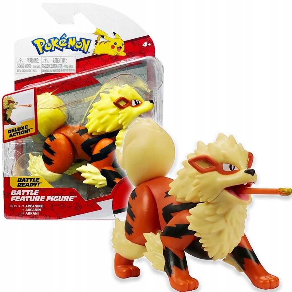 POKEMON BATTLE FEATURE FIGURE DELUXE ARCANINE 0009 - 12537548035 ...