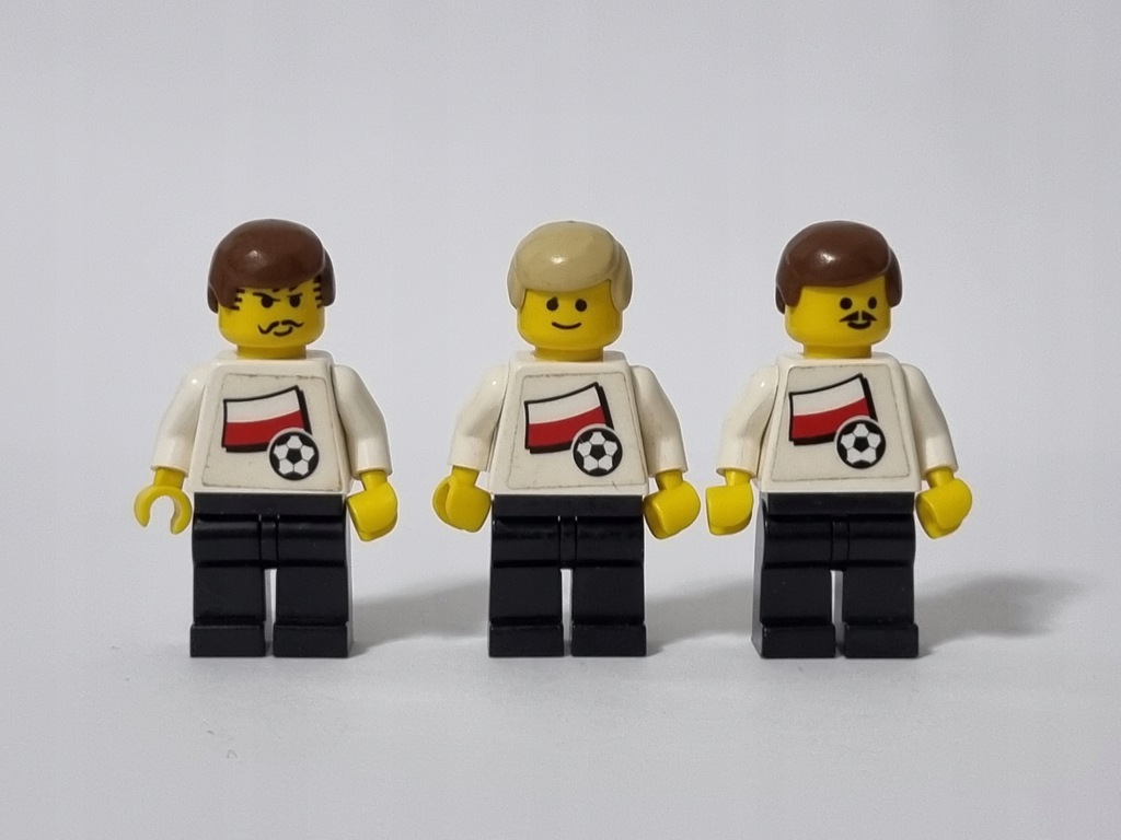 LEGO Figurka Piłkarz Piłkarze 3 szt. POLSKA - 11941588796 - oficjalne ...
