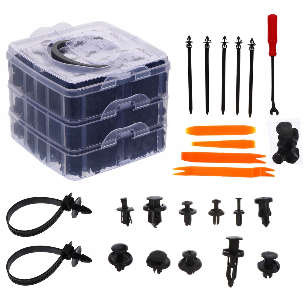 Screw Kit Car Plastic Fasteners Retainer Repair - 14251975694 ...
