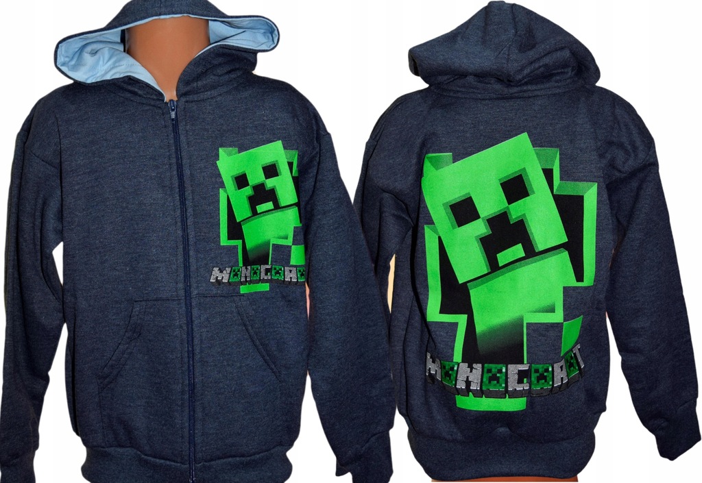 Minecraft Cliper , Bluza Dresowa z kapturem 128 - 12745679712 ...