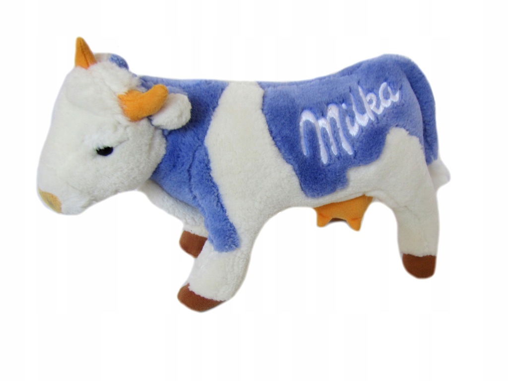 KROWA z wymionami MILKA maskotka PLUSZOWA krówka - 11247637067 ...