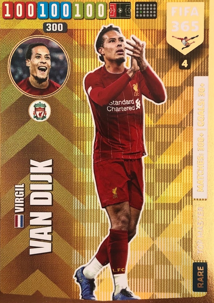 KARTY FIFA 365 2020 RARE VAN DIJK 4 - 10655466439 - oficjalne archiwum ...