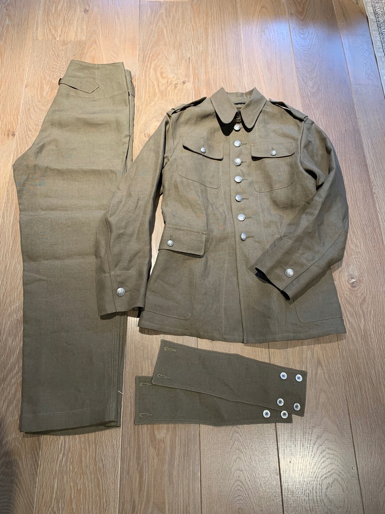 Mundur lniany drelichowy wz.36 - 12911823153 - oficjalne archiwum Allegro