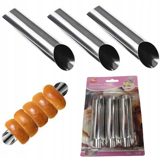FOREMKI DO RUREK KREMEM KREMÓWKI FORMY RURKI 3SZT - 12189281003 ...