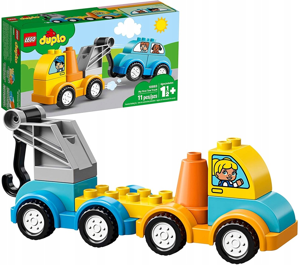 Klocki LEGO DUPLO Mój pierwszy holownik 10883 - 11100597828 - oficjalne archiwum Allegro