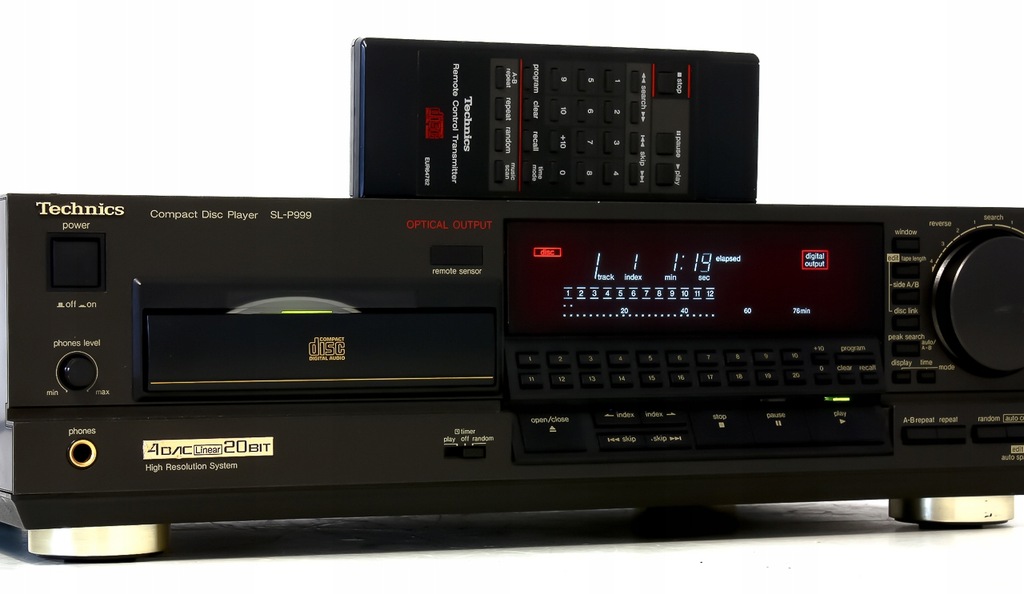 TECHNICS SL-P999 HI-ENDOWY ODTWARZACZ CD PILOT - 9859437351 - oficjalne ...