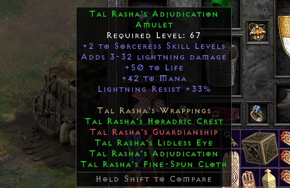Tal Rasha Amu Amulet Diablo 2 Resurrected Ladder 2 - 12714478960 ...