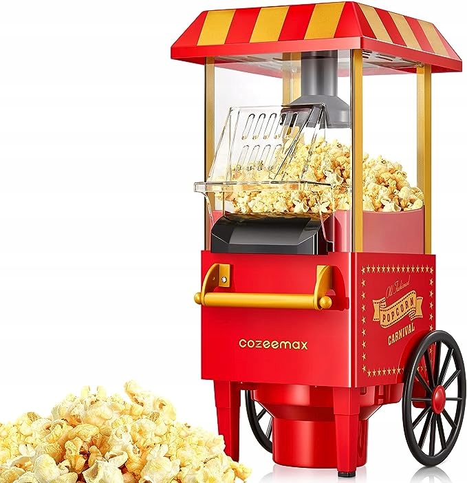 Maszyna do popcornu Cozeemax Retro 1200 W - 14395451591 - oficjalne archiwum Allegro