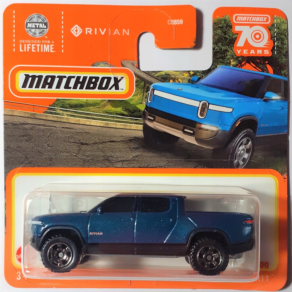 Matchbox RIVIAN R1T MB 2023 - 13077304767 - oficjalne archiwum Allegro