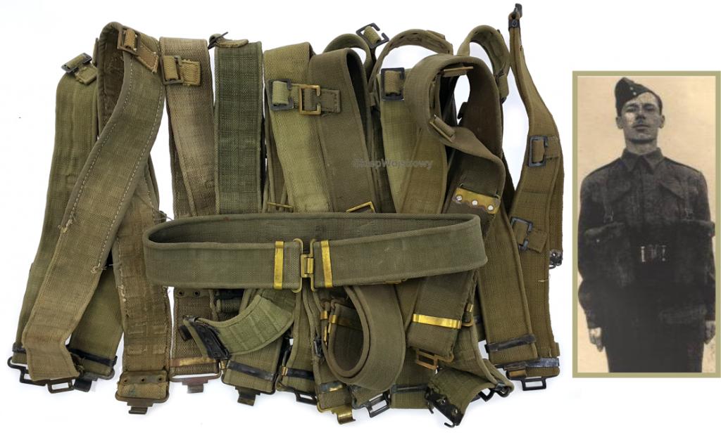 zabytkowy PAS WOJSKOWY wz.37 GB OLIVE 110cm - 9021223761 - oficjalne ...