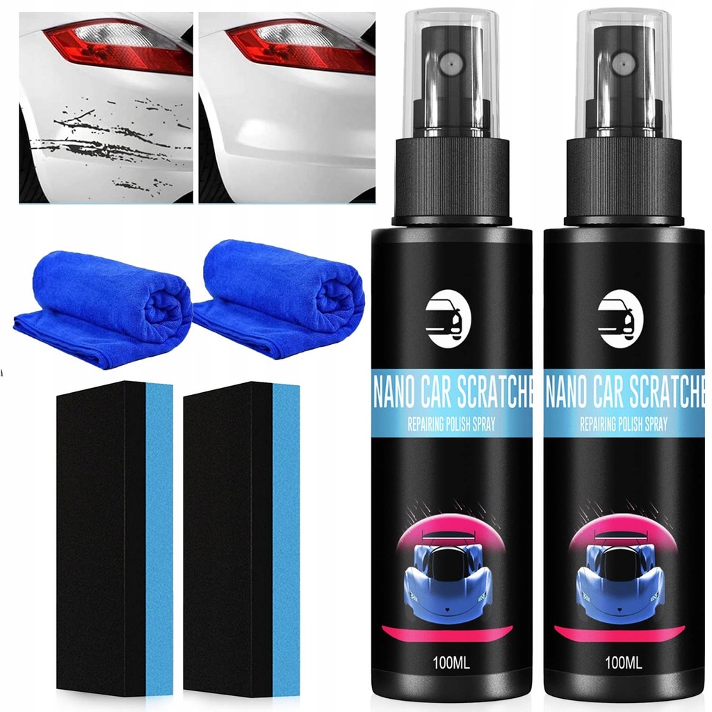 Car Scratch Repair Spray,Nano Car Scratch Remover for Deep Scratches,3 ...