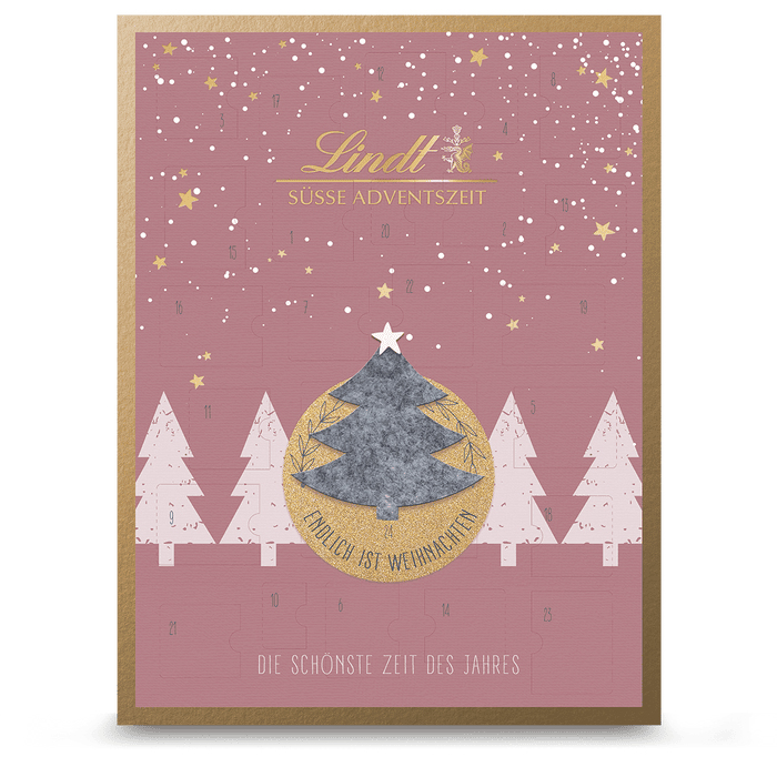 Lindt Kalendarz Adwentowy Felt Edition 275g - 14591315756 - oficjalne archiwum Allegro