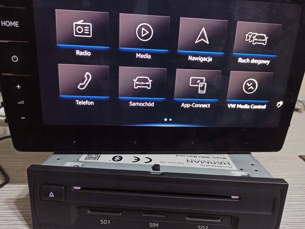 Konwersja Zmiana MIB 2 na Mib 2.5 VW Skoda Harman - 12610882458 ...