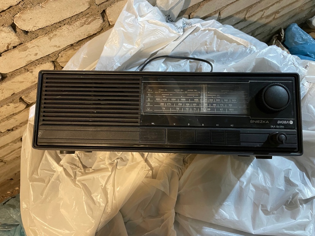 Radio Śnieżka R 206 Unitra Diora ORYGINAŁ SPRAWNE - 12937390281 ...