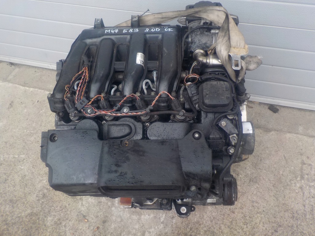 BMW X3 E83 2.0D M47N2 KOMPLETNY SILNIK ŻELIWNY - 13468747039 ...