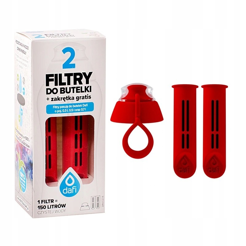 FILTRY DO BUTELKI DAFI 2 SZT. + NAKRĘTKA MAKOWA - 13898306259 - oficjalne archiwum Allegro