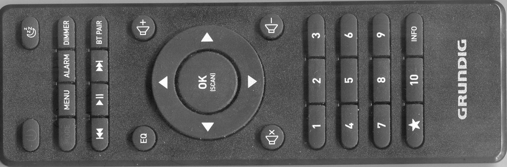 Pilot Grundig DTR 4500 DTR4500 DAB FM USB BT Wi-Fi - 13845318108 - oficjalne archiwum Allegro