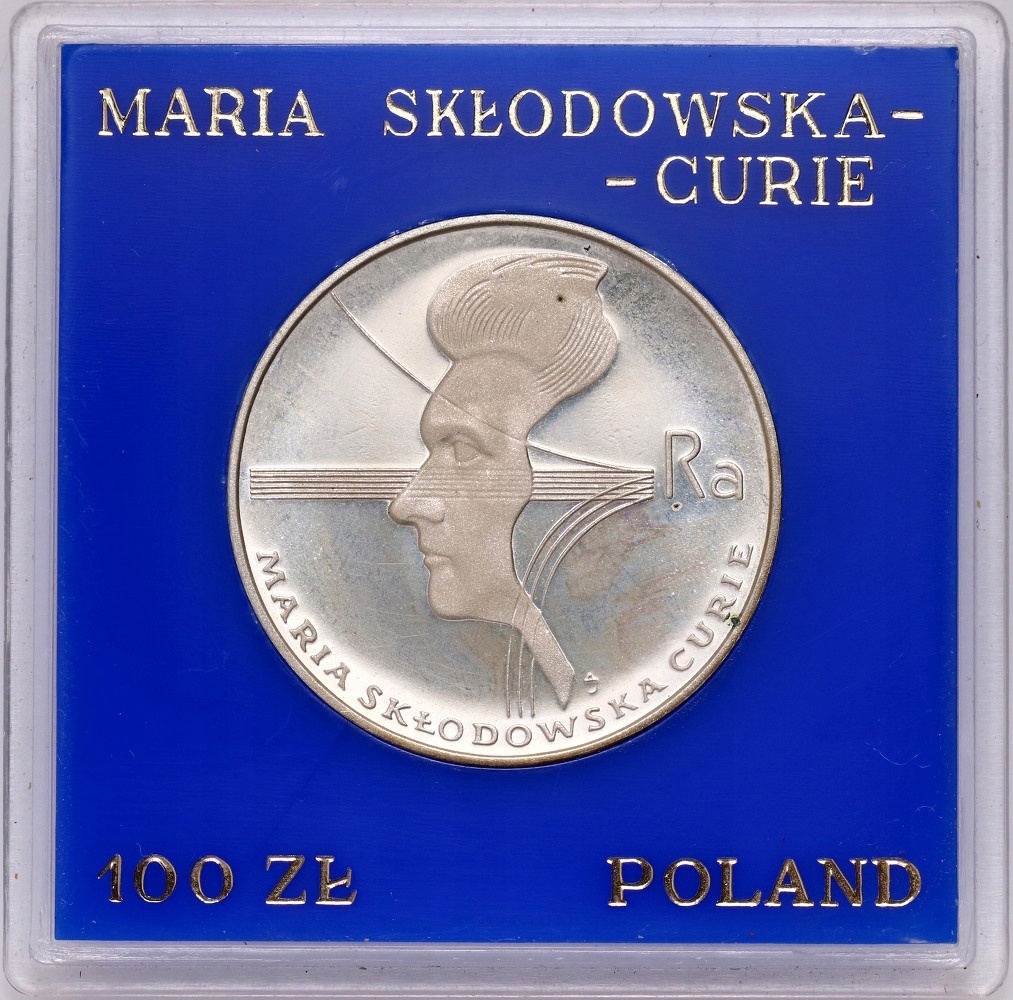 19. PRL, 100 złotych 1974, Maria Skłodowska-Curie - 14156277712 ...