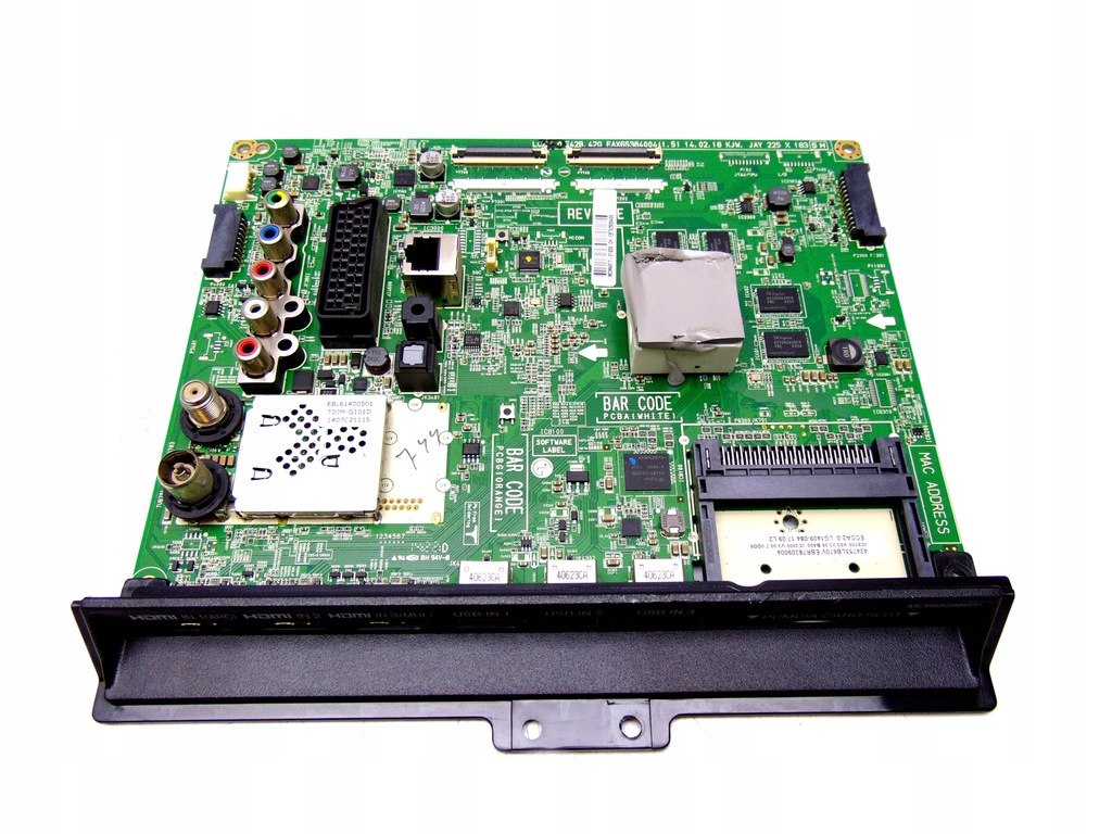 PŁYTA GŁÓWNA MAIN EAX65384004 (1.5) LG 39LB650V - 8680633903 - oficjalne archiwum Allegro