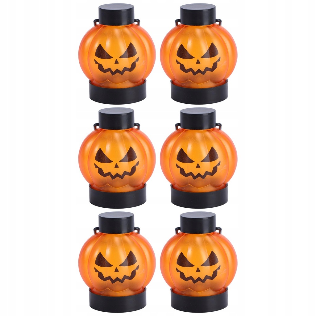 Halloween Jack-o-lantern LED Lanterns - 14344757701 - oficjalne archiwum Allegro