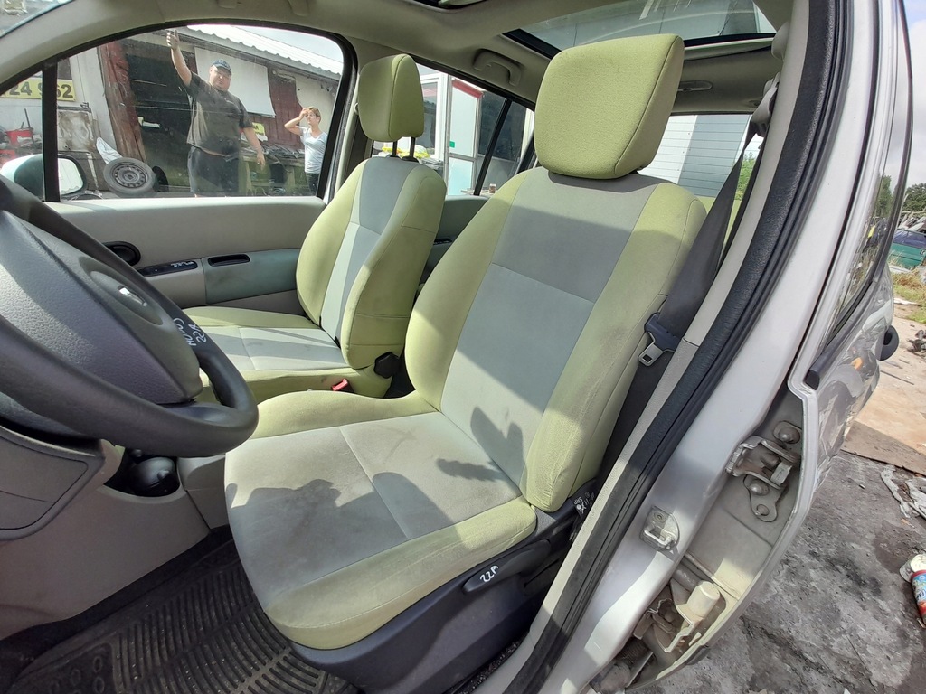 RENAULT MODUS KOMPLET FOTELI FOTELE KANAPA FOTEL - 12567051858 - oficjalne archiwum Allegro